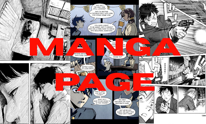 Draw custom manga pages or webtoon comics as your manga artist by ...