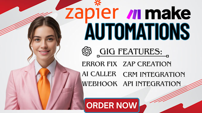 Setup zapier make com automation make com scenario with make com and zapier api by Peculiar ...
