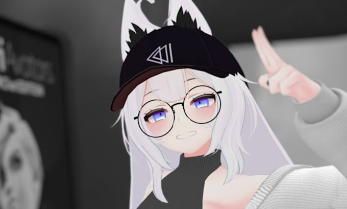 Create custom vrchat avatar 3d model anime vtuber avatar vrchat furry ...