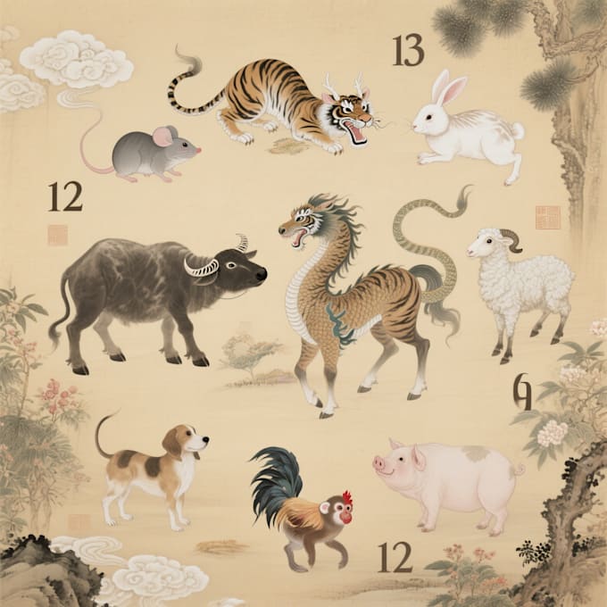Help you calculate your chinese zodiac sign by Mayuan1995 | Fiverr