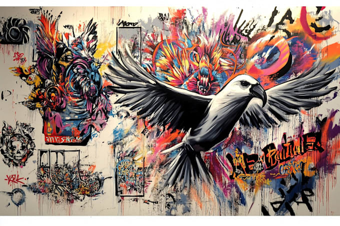 Create custom graffiti art designs murals and wall arts by Kalelaray ...