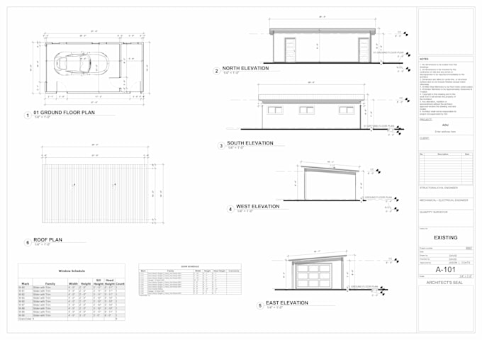 Draw architectural floor plans, elevations and sections in autocad by Wbuild09 | Fiverr
