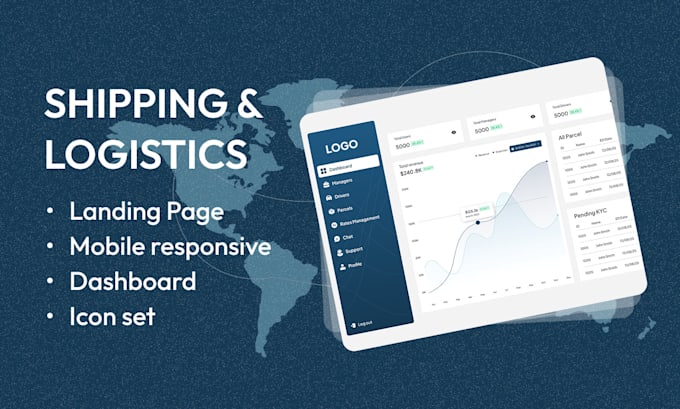 Develop a courier and logistics portal with real time shipment tracking ...