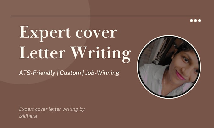 Craft a compelling ats friendly cover letter by Isidhara_umanda | Fiverr