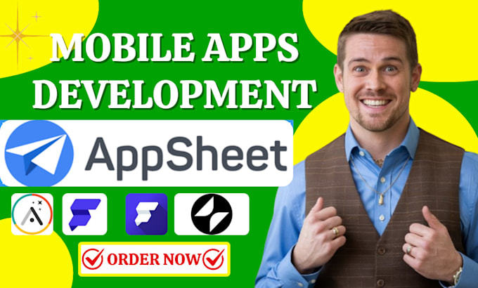Develop No Code Mobile App With Flutterflow Appsheet Glide Adalo Buildfire By Godson Wix0