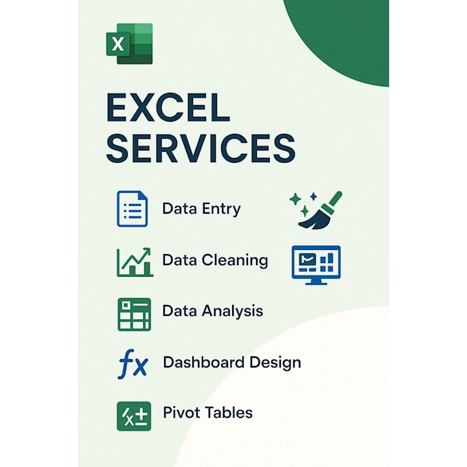 Excel data analysis and report creation by Sukranoffice | Fiverr