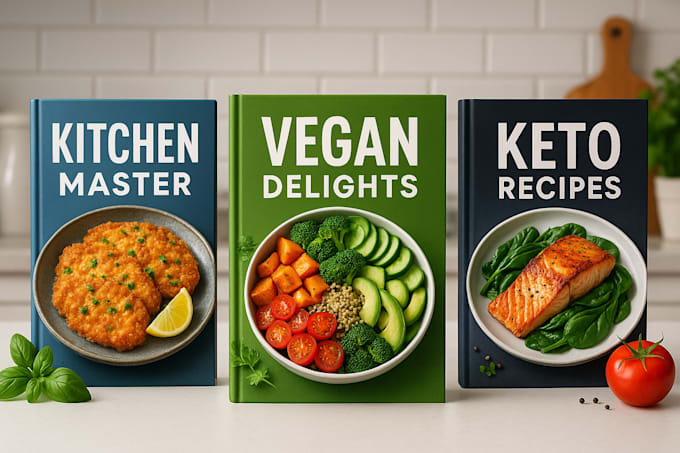 Design modern recipe book cover kdp book formatting interior design ...