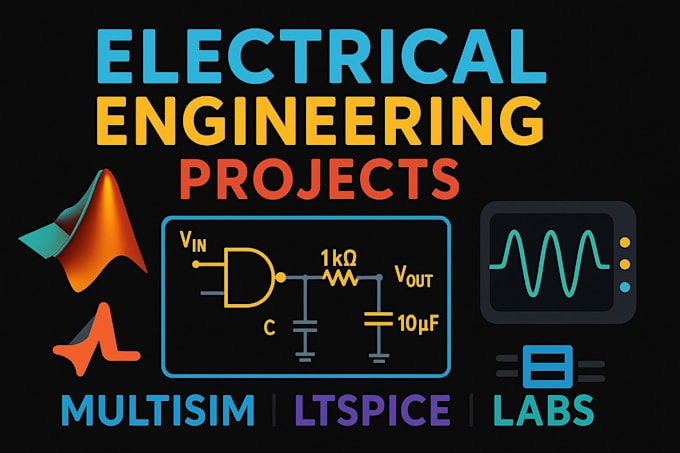 Do electrical engineering projects matlab multisim ltspice labs by Aleena_84 | Fiverr