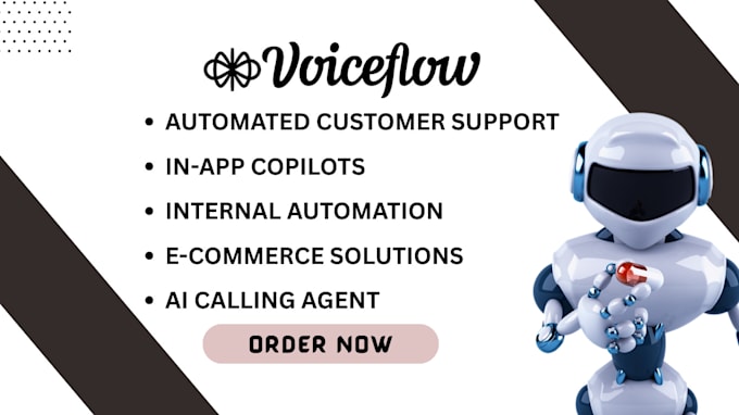 Voiceflow ai for professional tech and ai calls by Benjamin_gabrl | Fiverr