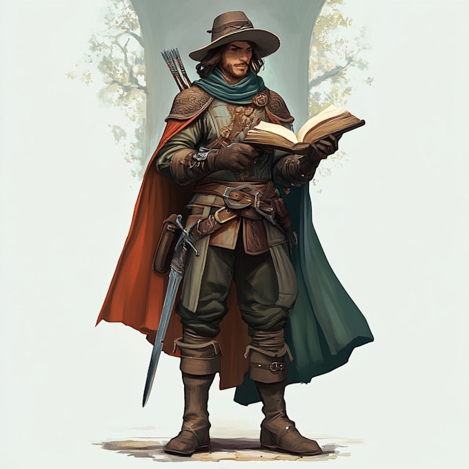 Draw dnd character art and dnd character art by Pimwir | Fiverr