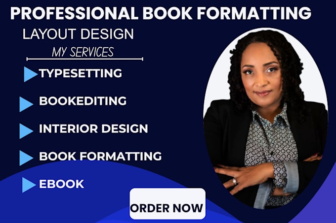 Do book typesetting, formatting, and layout book design for print and ...