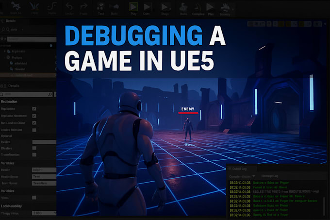 Optimize your ue5 multiplayer server setup, lobby, replication fixes by Julien_lb | Fiverr