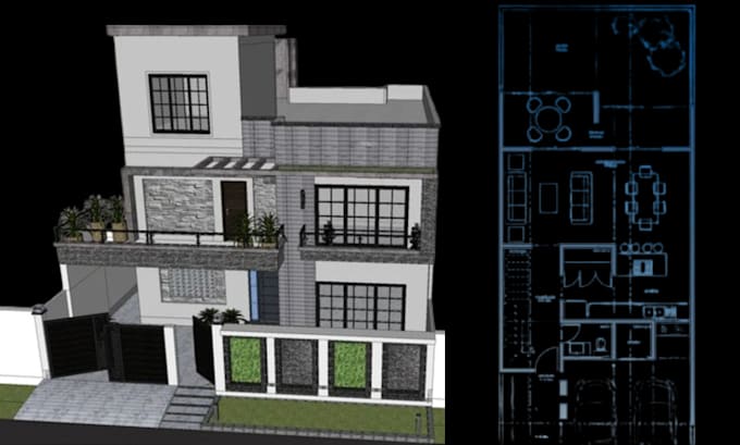Create professional architectural floor plans revit design by ...