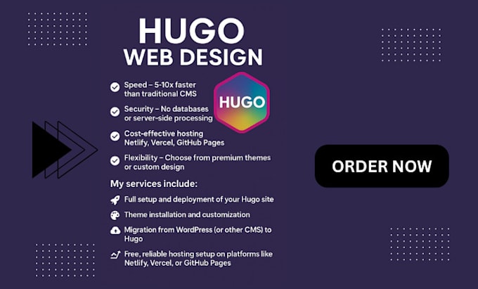 Do a professional and responsive static website using hugo by Lilyweb001 | Fiverr