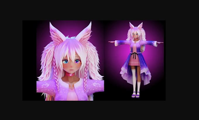 Design vrchat avatar, custom vrchat avatar, vrchat model, 3d vrchat ...
