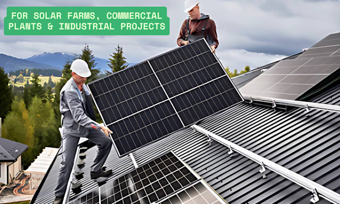 Design utility scale solar pv system and 3d structural models by ...