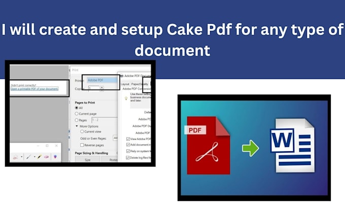 Bake setup cake pdf for you by Dexa42 | Fiverr