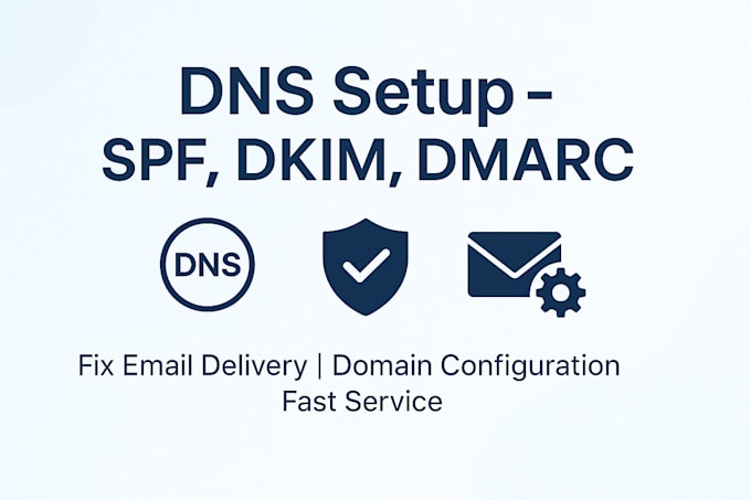 Fix and config dns record a txt, cname, ns, mx, dkim, spf, dmarc