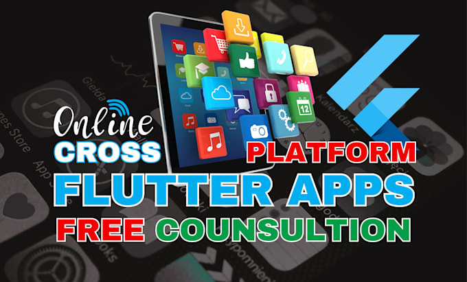 Develop a flutter cross platform app, flutter apps for ios and android by Nasariqabal786 | Fiverr