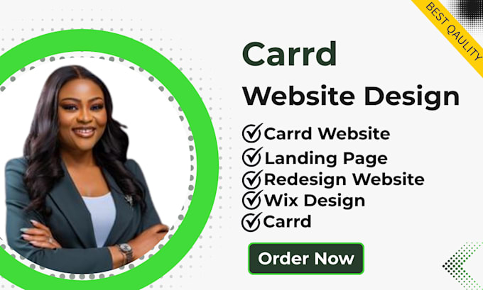 Design carrd website design carrd and redesign carrd website by Craiganna99 | Fiverr
