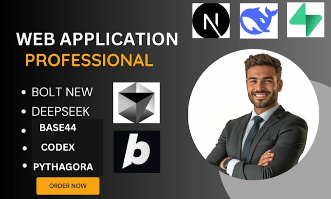 Bolt new ai supabase ai saas app base44 codex pythagora by Kelvin_collen | Fiverr