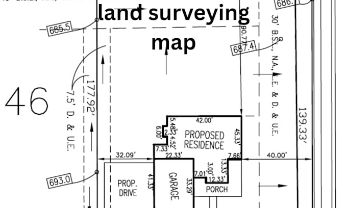 Make topographic survey, land surveying map, contours map, from point ...