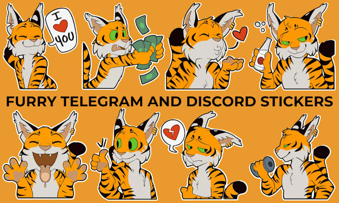 Furry telegram stickers, crypto stickers discord sticker fursona ...
