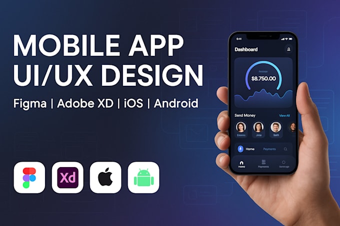 Design stunning mobile app ui ux for ios and android by Sheharyarzubair | Fiverr