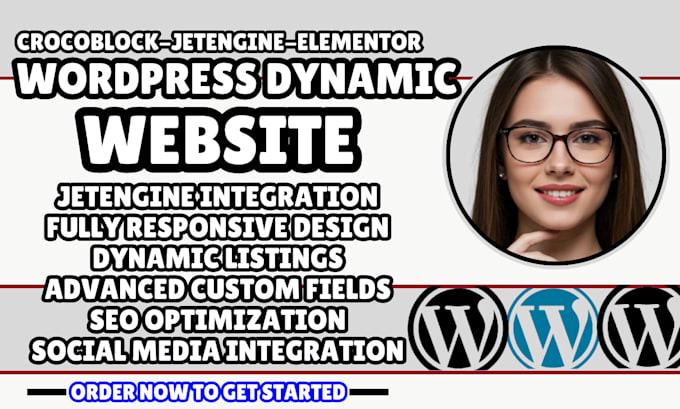 Create a dynamic website with crocoblock jetengine and elementor by Wwordpresspro | Fiverr
