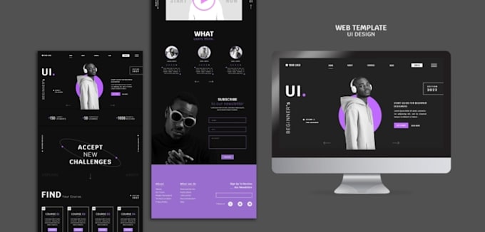 Build a professional portfolio website in html, css, js by ...