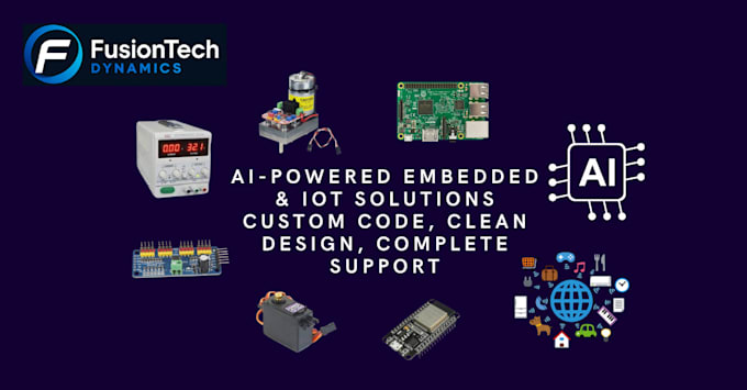 Design, develop, and troubleshoot embedded systems projects by Fusiontechd | Fiverr