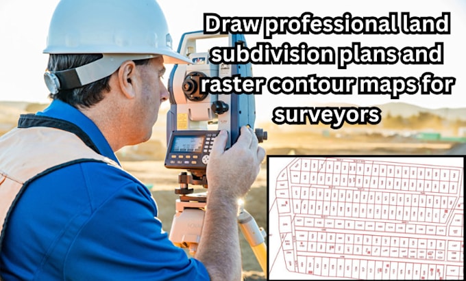 Draw professional land subdivision plans and raster contour maps for ...