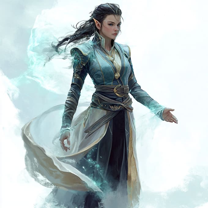Draw dnd character art and dnd character illustration by Herzeramur ...