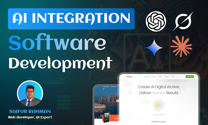 Build and integrate ai engines into your application by Srahmanhasan | Fiverr