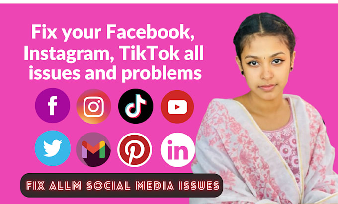 Be fix your facebook, instagram, tiktok all issues and problems by Seo ...
