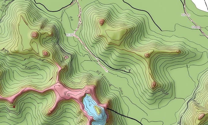 Make topographic survey, land surveying map, contours map, from point topo data by James_8098 ...