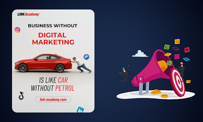 Craft stunning social media visuals and write persuasive captions by Florian_madalin | Fiverr