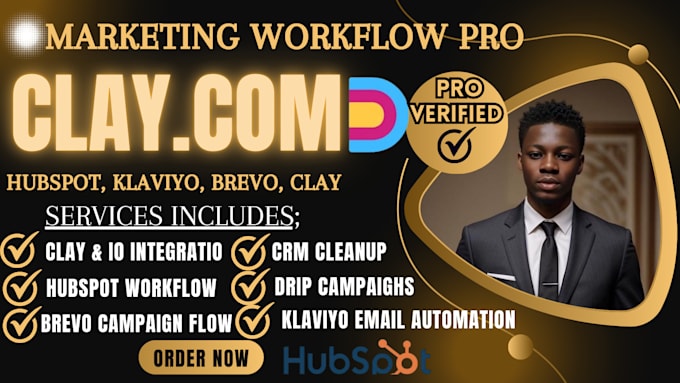 Create advanced marketing automation using, hubspot klaviyo clay io by Emmyinsightt | Fiverr