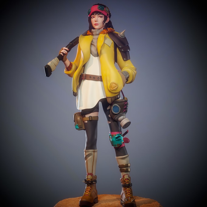 Create a custom 3d stylized character model by Procoart | Fiverr