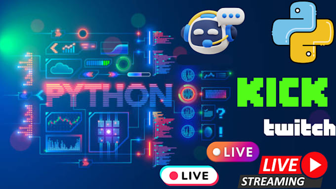 Build youtube bot tiktok bot instagram bot twitch bot kick bot livestreaming bot by Mhamadou ...