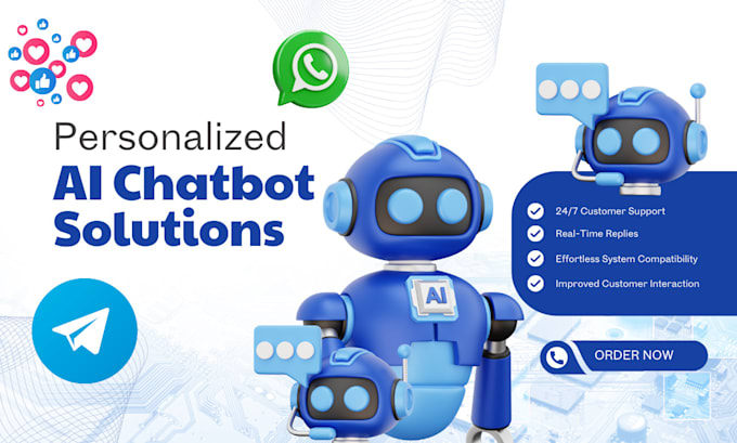 Create cruixie ai chatbots for whatsapp, telegram, manychat, and twilio by Staluxetech | Fiverr