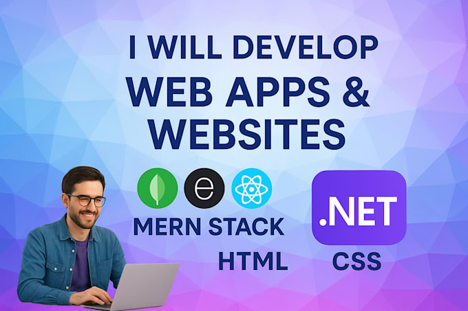 Develop professional web apps and websites using mern stack and asp net ...
