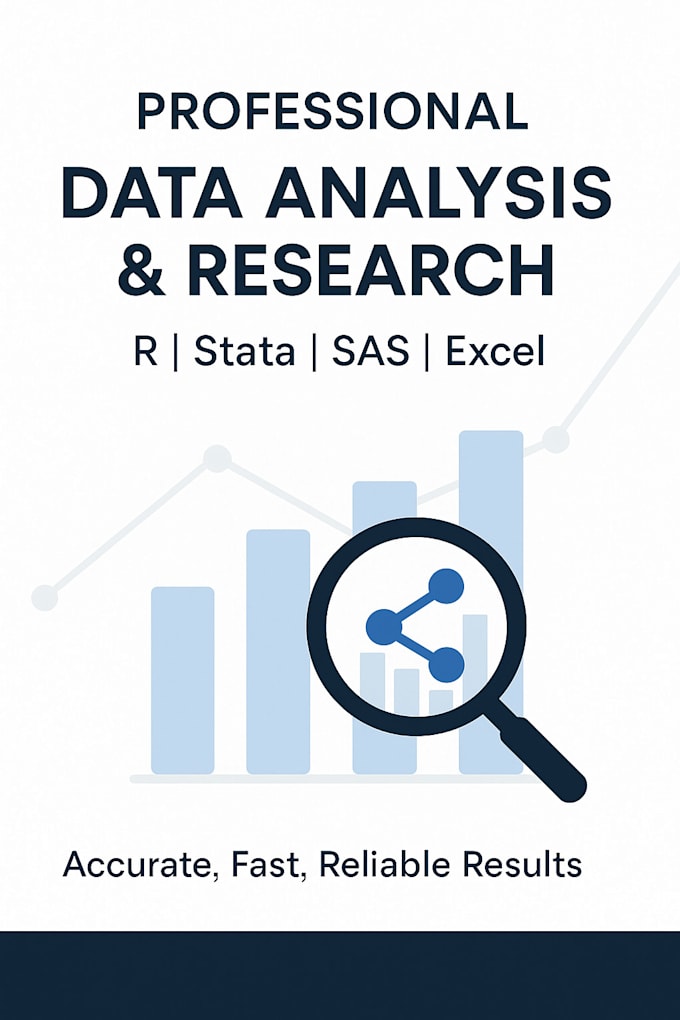 Data researcher helping with rstudio, stata, sas and excel statistics by Hfconsultancy | Fiverr