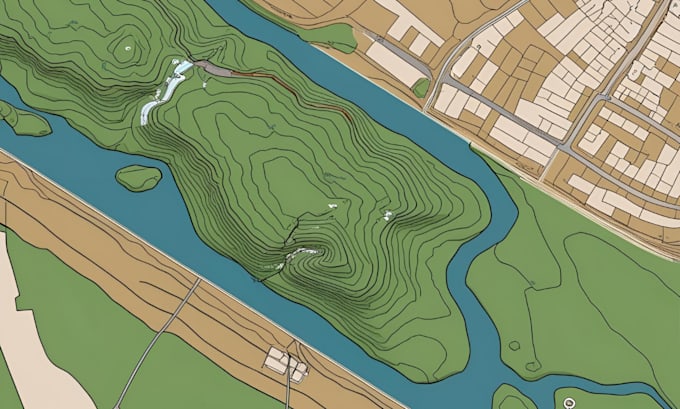 Create accurate contour map and topo plan from gps, land survey, and ...