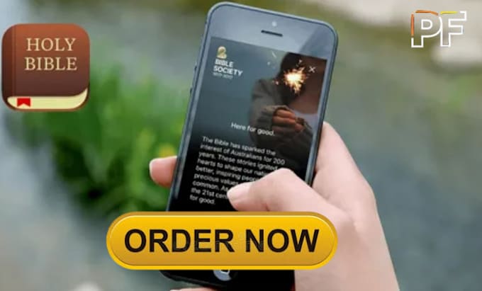 Develop bible app church website ministry app church landing page by ...