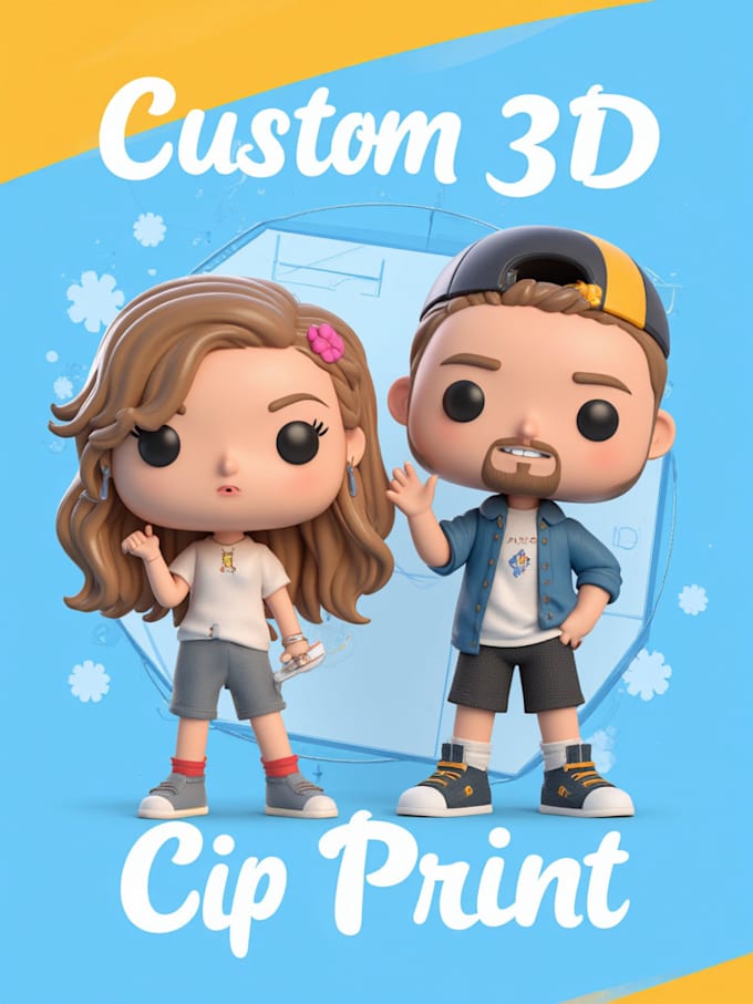 Turn your photo into a custom 3d funko pop ready to print and show off ...