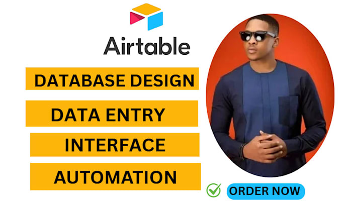 Setup airtable database, airtable automation, interface, form airtable ...