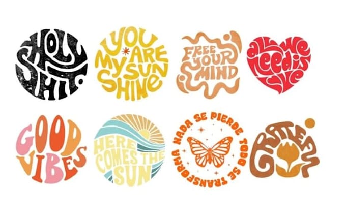 Draw trippy hand drawn circle shape logo design by Sabrina_bjorklu | Fiverr