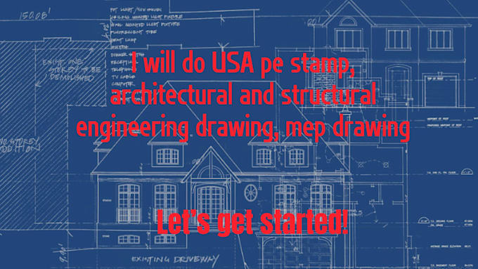 Do usa pe stamp, architectural and structural engineering drawing, mep ...