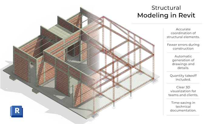 Model your building structure in revit with lod 300 by Architect_baron ...
